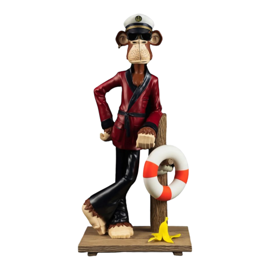 Bored Ape Yacht Club - Bored Captain Ape 1:8 Scale Statue — Toylectables_au